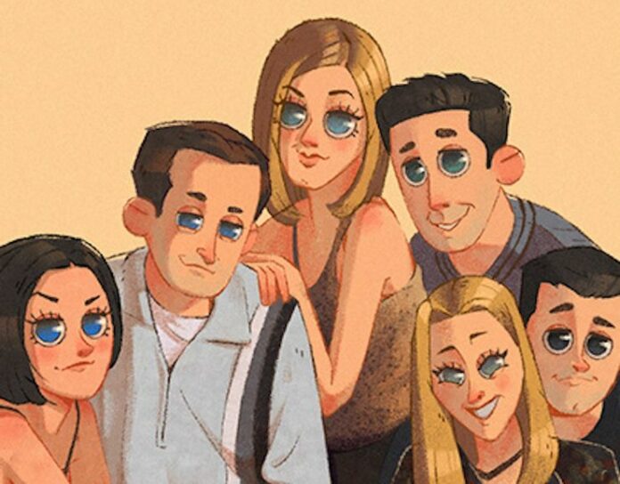 20 FRIENDS Inspired Artworks To Make You Cry With Memories - Snarkd